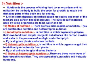 LIFE PROCESSES for sustainance of life.pptx