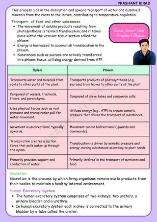 Life Processes - Short Notes (Prashant Kirad).pdf