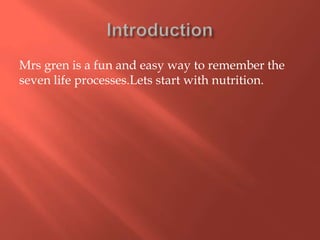 Life processes information nico | PPT