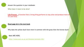 Life Processes Unit 1.pptx science chapter 5 | PPT