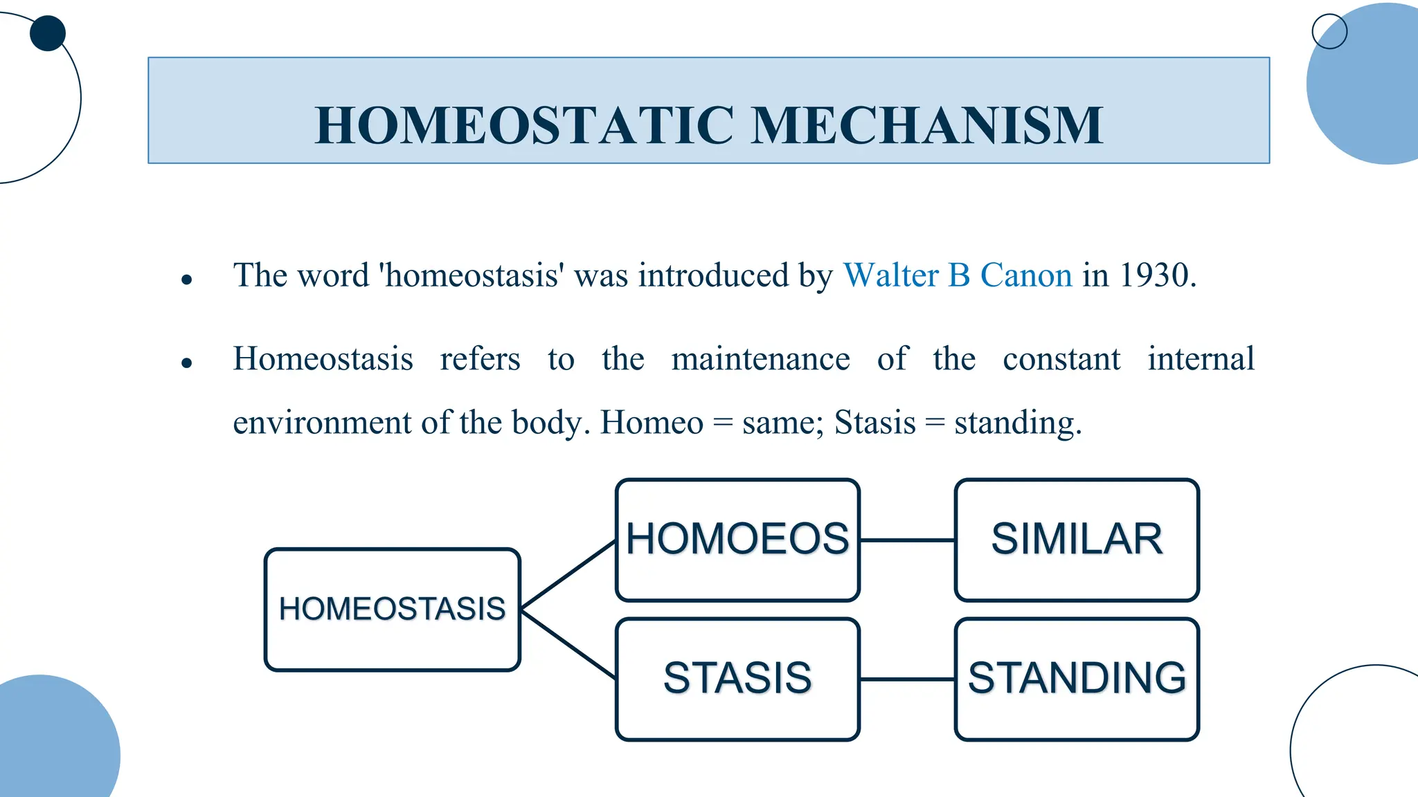 LIFE PROCESSES, HOMEOSTATIC MECHANISM, BIOLOGICAL AND PSYCHOSOCIAL ...