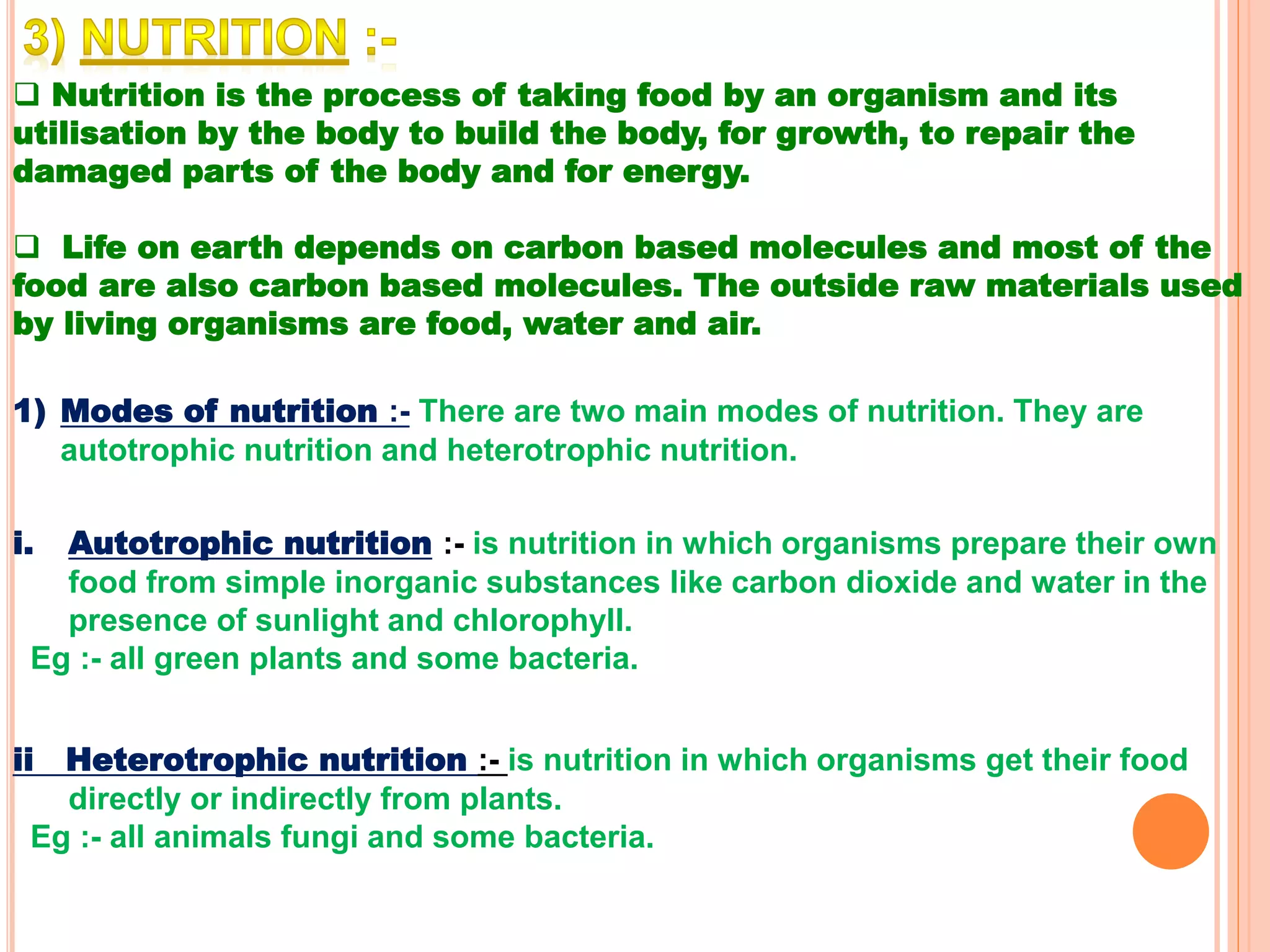 Life Process Class-X | PPTX