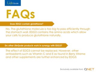 Protect Your Cells with LifeQode EDG3 | PPT