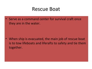 Liferafts versus lifeboats | PPT