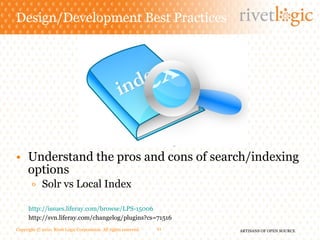 Liferay Developer Best Practices for a Successful Deployment | PPT | Internet | Computing
