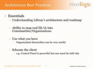 Liferay Developer Best Practices for a Successful Deployment | PPT | Internet | Computing