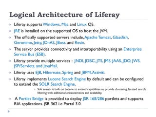 Liferay architecture By Navin Agarwal | PDF