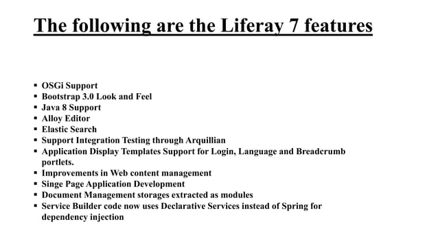 Liferay 7 Ppt 