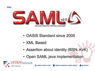 Liferay and eHerkenning with SAML | PPTX