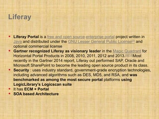 Liferay as solution for legacy applications | PPT