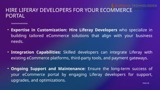 Liferay DXP Portal Solution for eCommerce Business .pptx