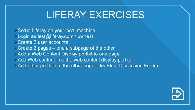 Liferay DXP Training | PPTX | Web Development | Internet