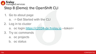 Liferay OpenShift services devcon workshop | PDF