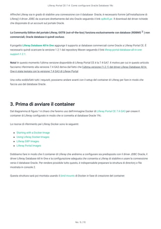 Liferay Portal CE 7.4: Come configurare Oracle Database 19c | PDF