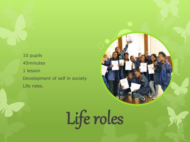 Life roles life orientation relationships | PPTX