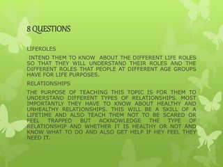 Life roles life orientation relationships | PPTX