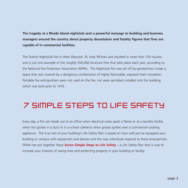 7 Simple Steps to Life Safety | PDF