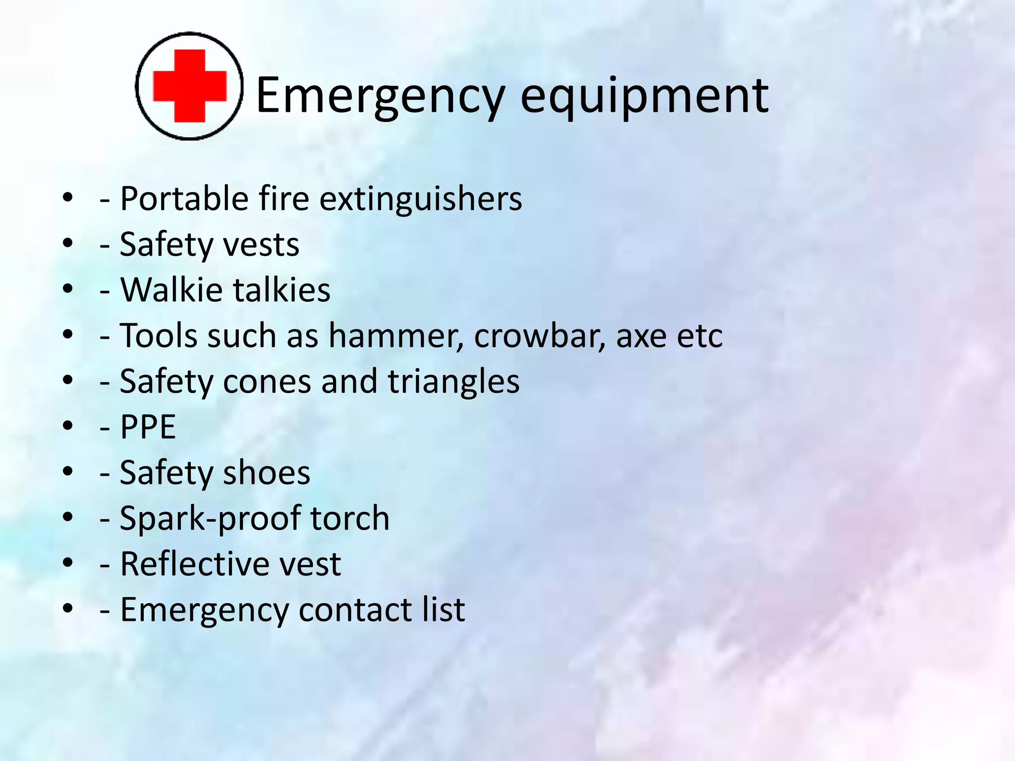 Transport Emergencies | PPTX