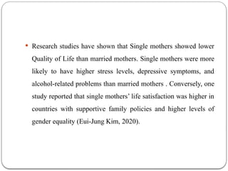 Life Satisfaction of Single Mothers(1).pptx
