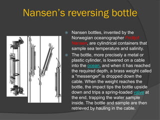 Fishery Science: Life saving oceanographic devices | PDF