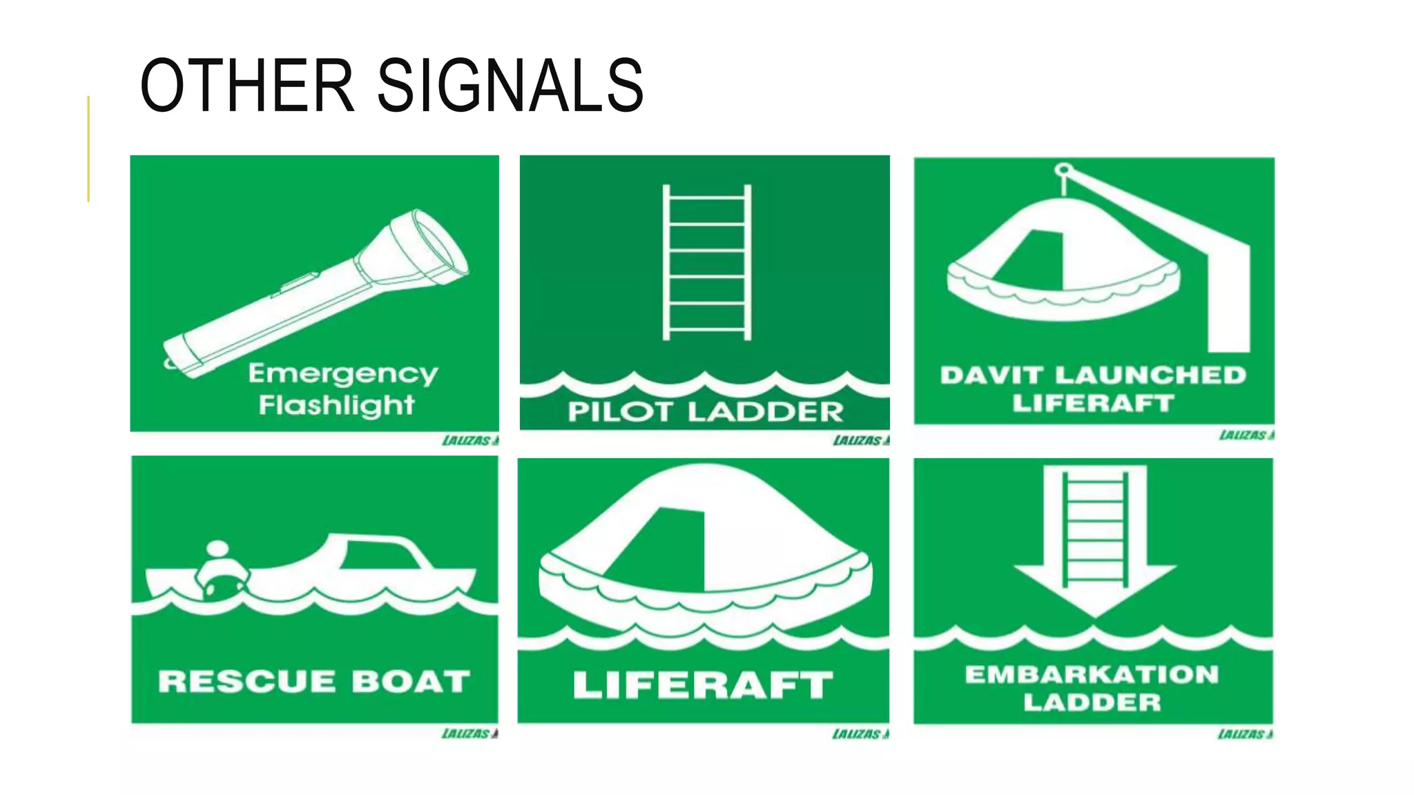 Life saving signals | PPTX