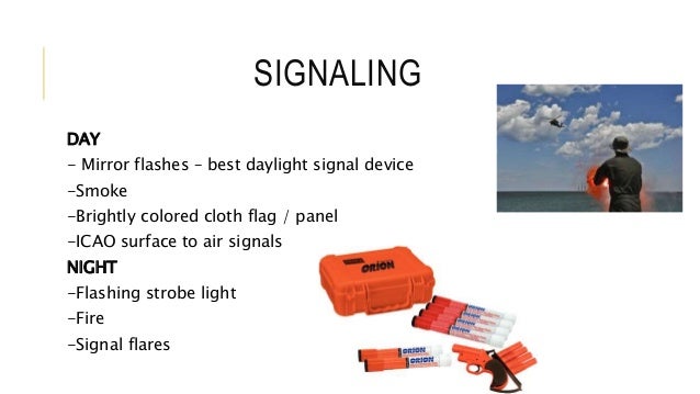Life saving signals