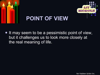 Life’S Brief Candle | PPS