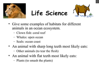 Life Science Examples