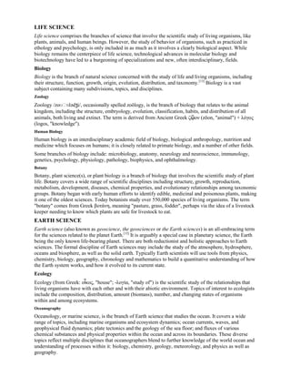 Life science | DOCX | Science