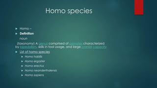 Life science evolution | PPTX