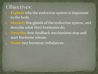 Life Science 4.3 : The Endocrine System | PPT