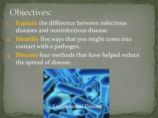 Life Science 6.1 : Disease | PPT