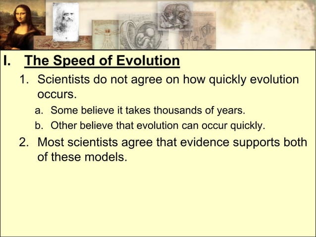 Chapter 6 Section 1: Ideas About Evolution | PPTX | Genetics | Science