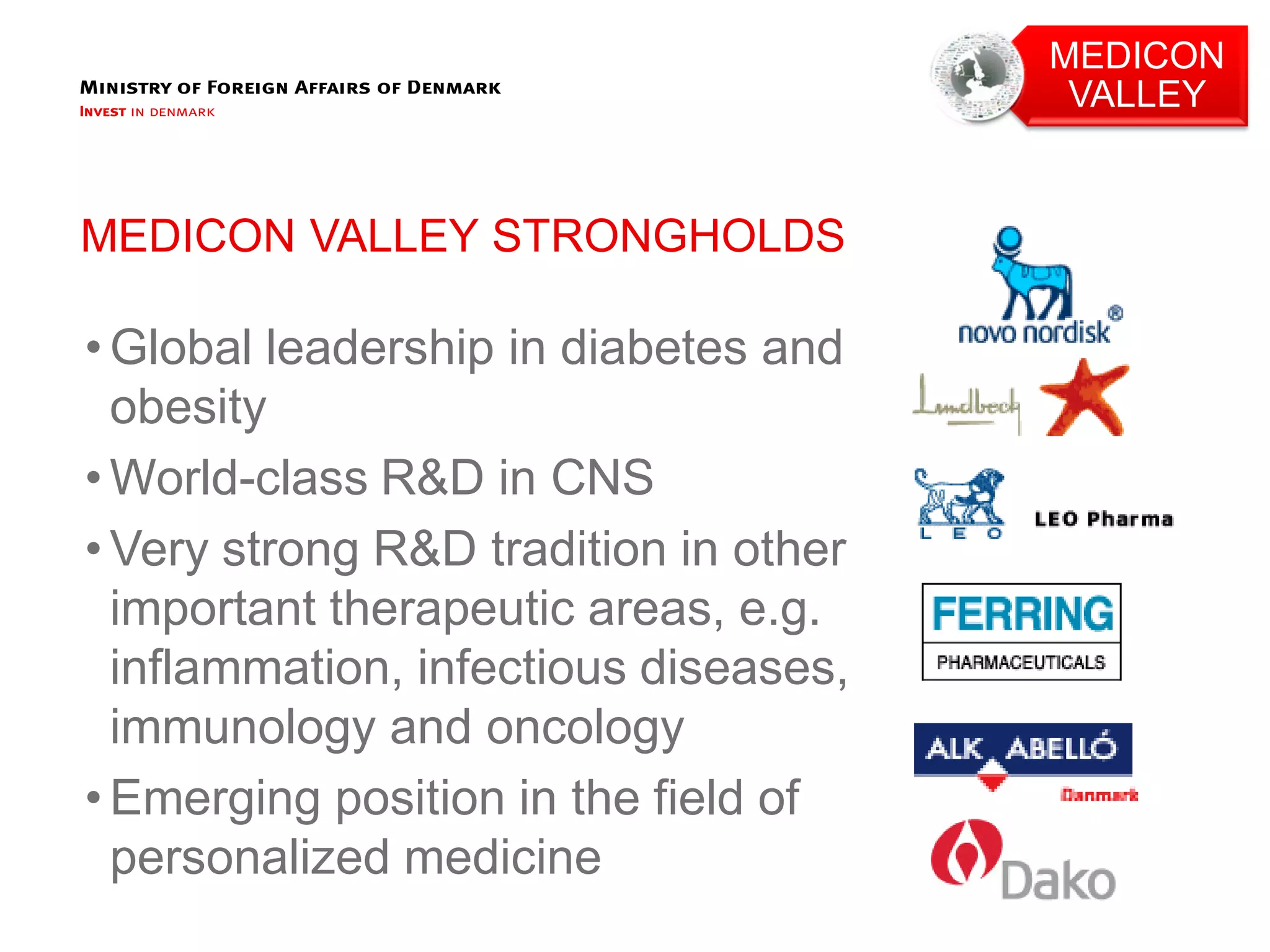 Medicon Valley and Life science cluster in Denmark | PDF