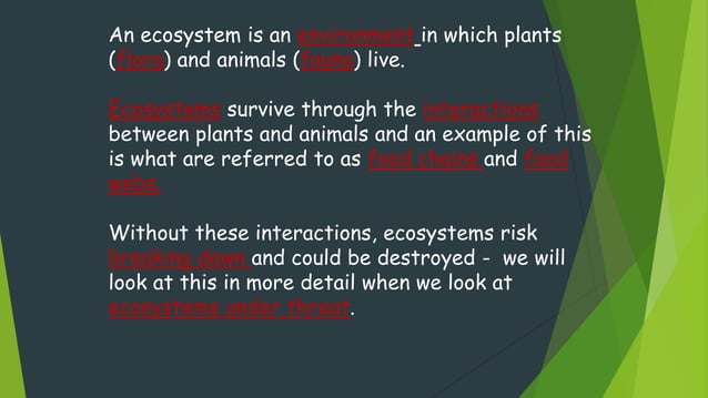 Life science ecosystem. grade 10 | PPTX