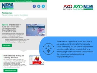 AZoNetwork Life Science emails tips & tricks | PPTX