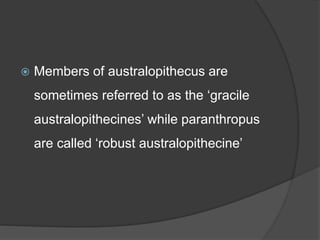 Life sciences grade 12 human evolution | PPTX
