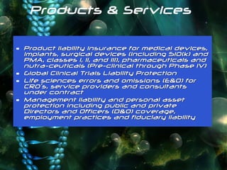 Life Sciences Insurance | PPT