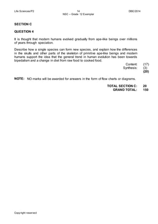 Life sciences p2 gr 12 exemplar 2014 eng | DOCX