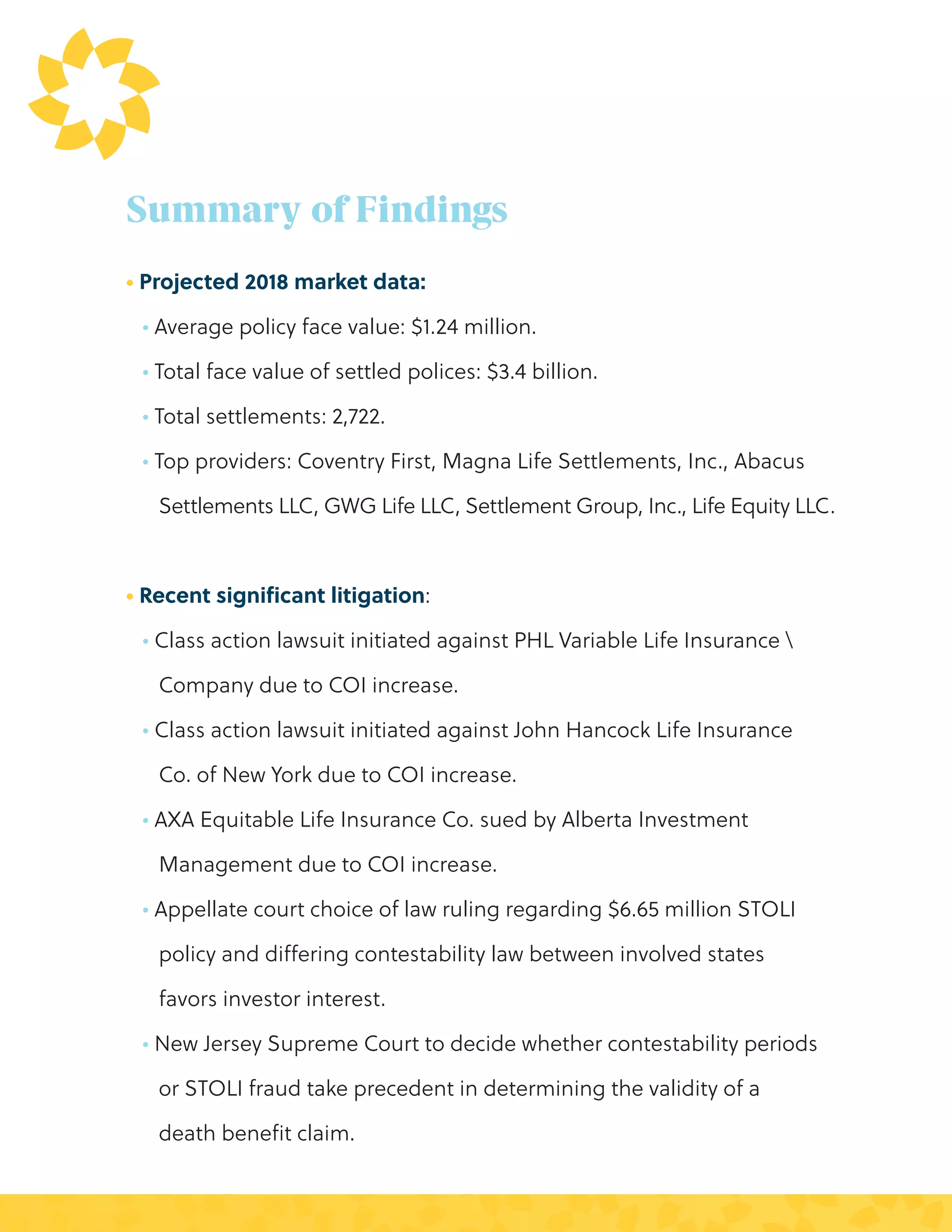 Life Settlement Industry Report - Magna Life Settlements | PDF