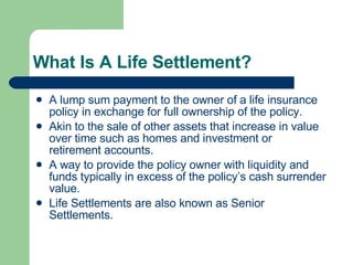 SMR Life Settlement Fund | PPT