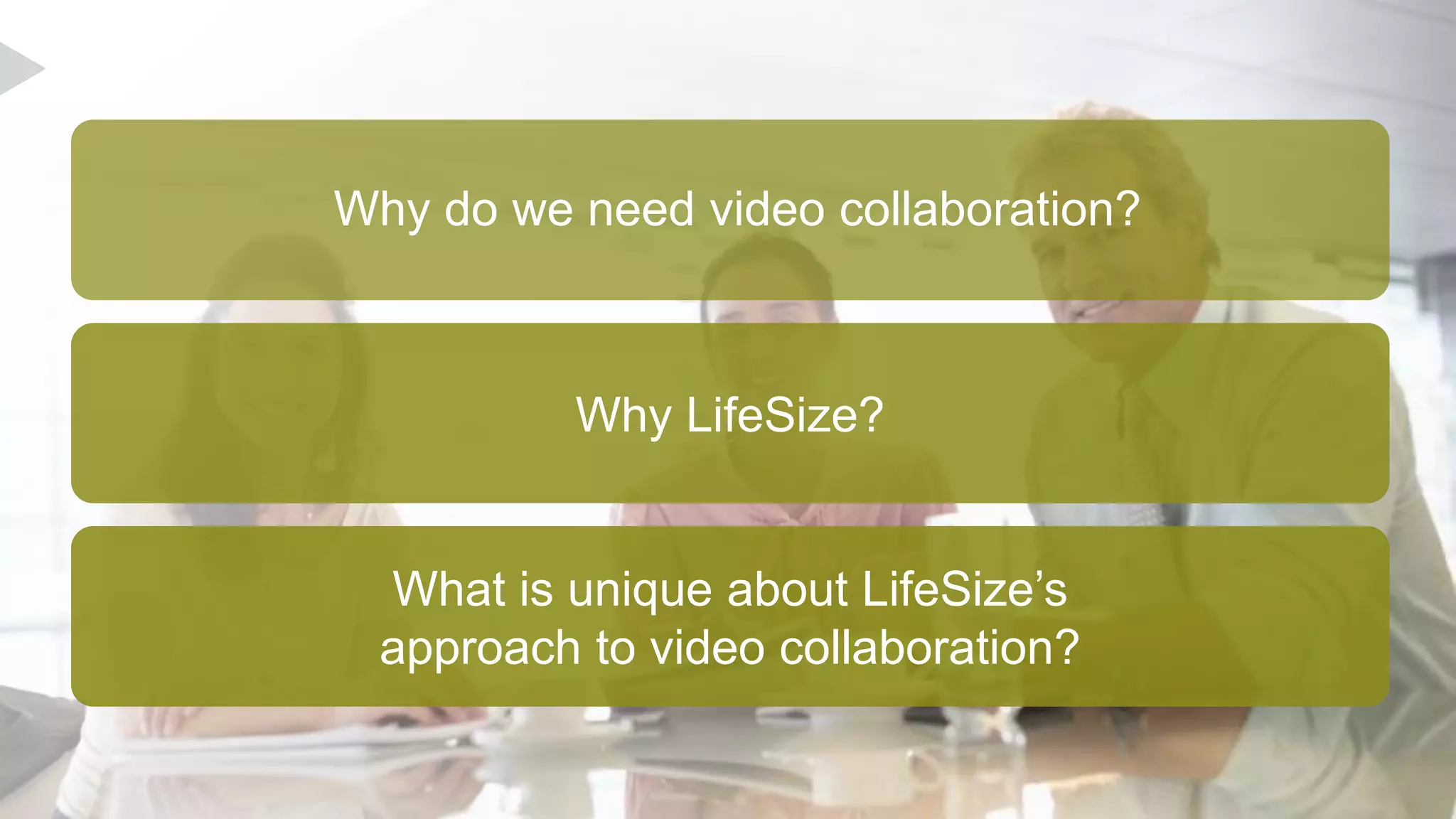 Lifesize corporate sales presentation 2014 | PPT