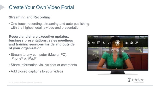 Lifesize corporate sales presentation 2014 | PPT