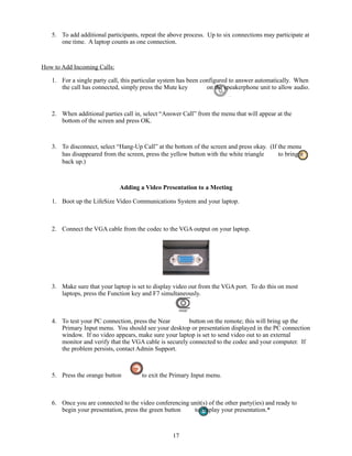 LifeSize_VC_Cheat_Sheet28May08 | PDF | Free Download