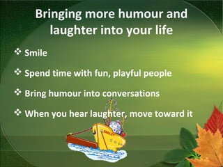 Life skill humour | PPT