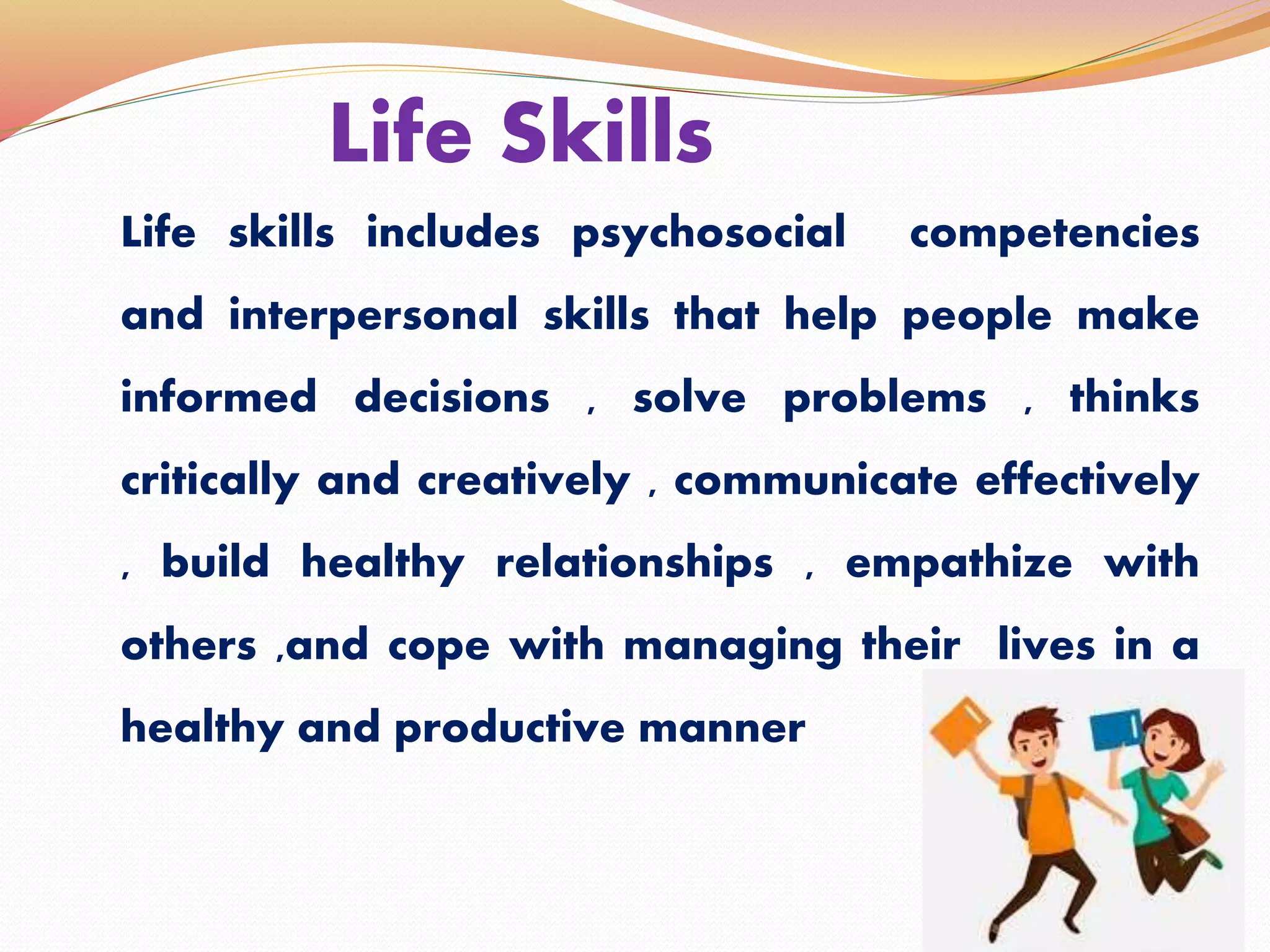 Life skill education and teaching | PPTX