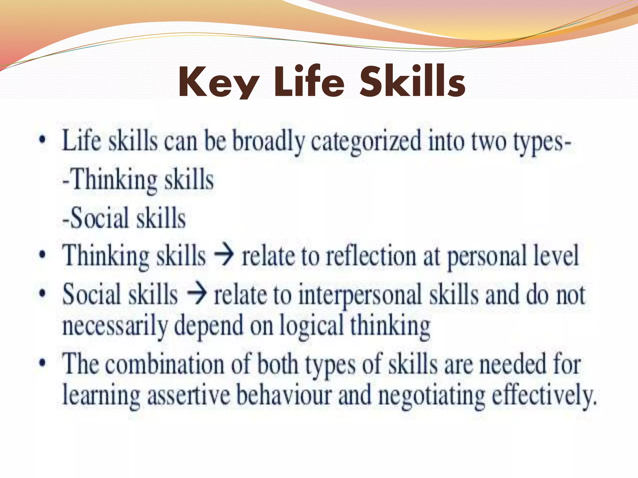 Life skill education and teaching | PPTX