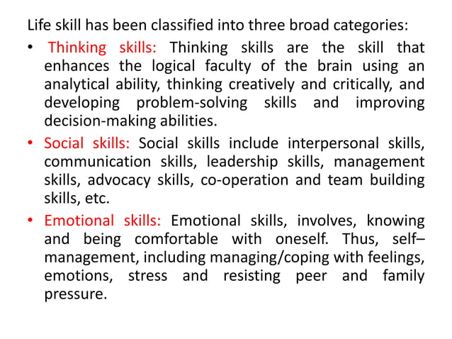 Life skill education | PPTX | Mental Health | Diseases and Conditions