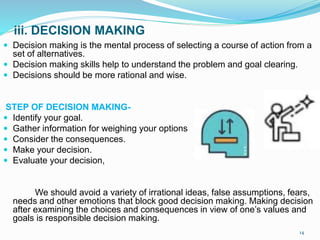 Life Skill Education- Concepts, Importance, Types- Pratyusha Ranjan ...