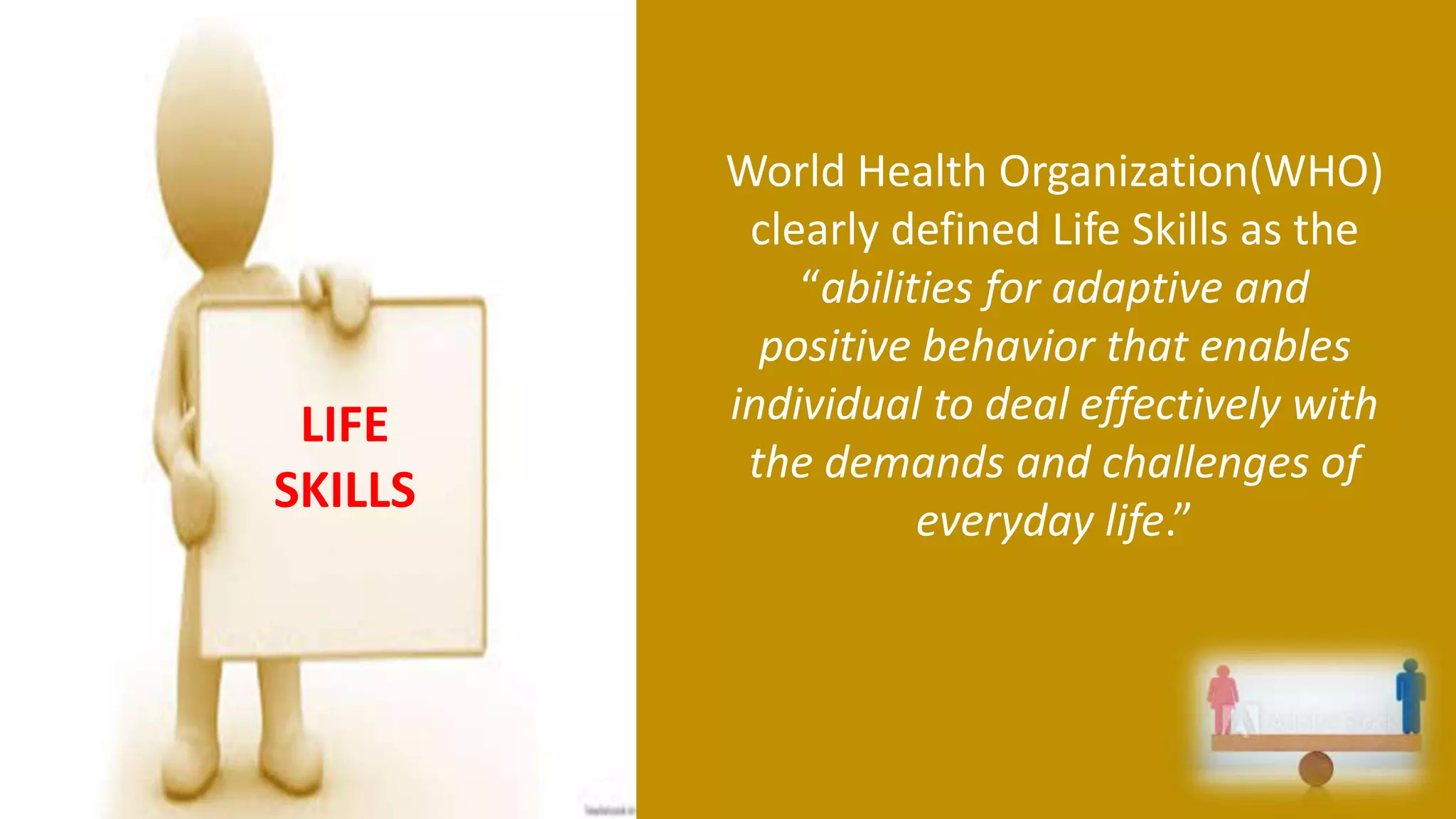 Life Skill Education & Gender Equality | PPTX